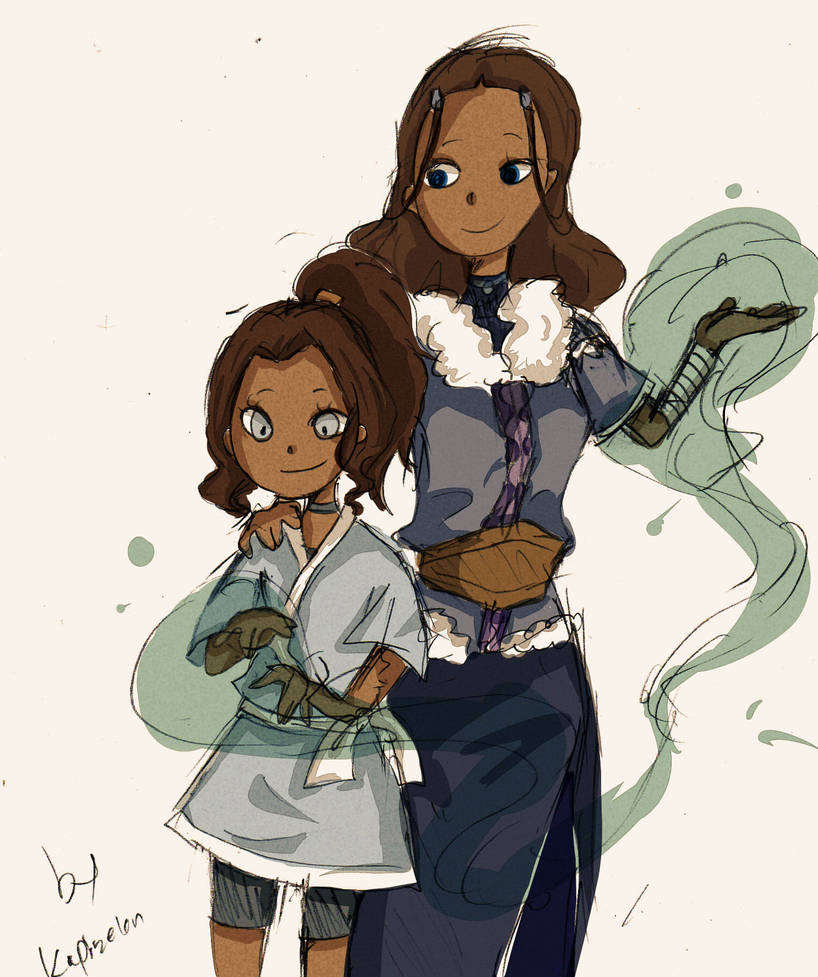 Katara And Kya The Legend Of Korra By Kapimelon On DeviantArt katara-and-kya-the-legend-of-korra-by-kapimelon-on-deviantart