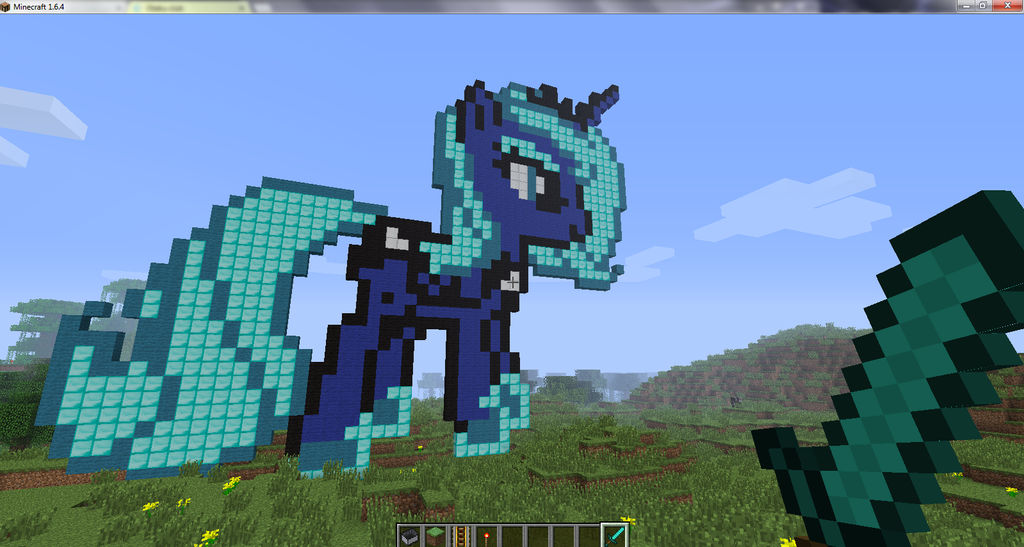 Princess Luna Minecraft By Mitchnuage On Deviantart