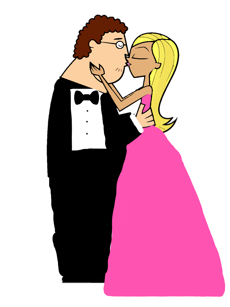 Sam And Dakota Kissing In Their Formal Outfits By Gman5846 On Deviantart
