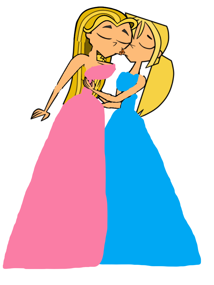 Bridgette And Lindsay Kissing In Their Dresses By Gman5846 On Deviantart