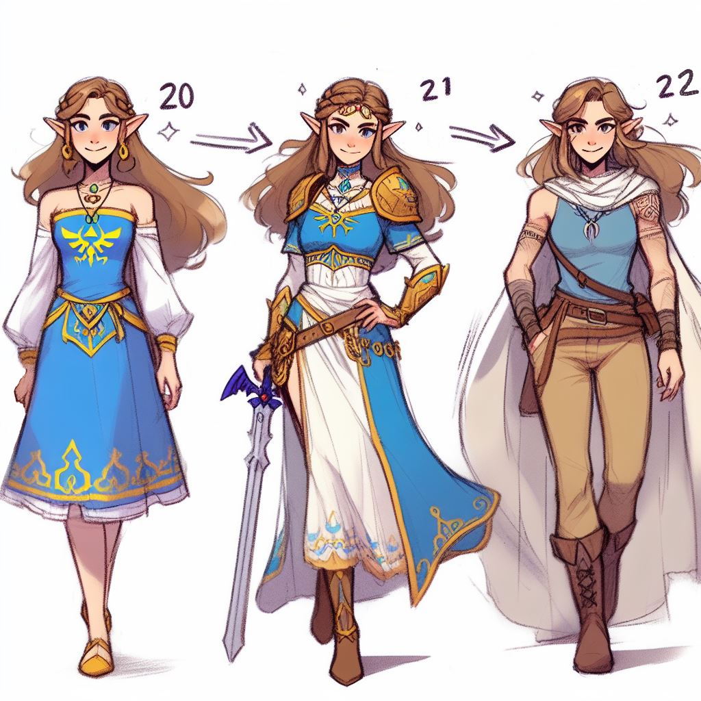 Trans Timeline: Zelda (FTM) by AIplusMind on DeviantArt Trans Timeline: Zelda (FTM) by AIplusMind on DeviantArt