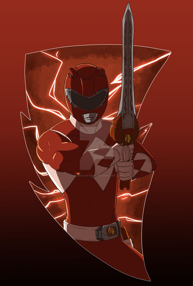 Mmpr Red Ranger By Mendezartspr On Deviantart