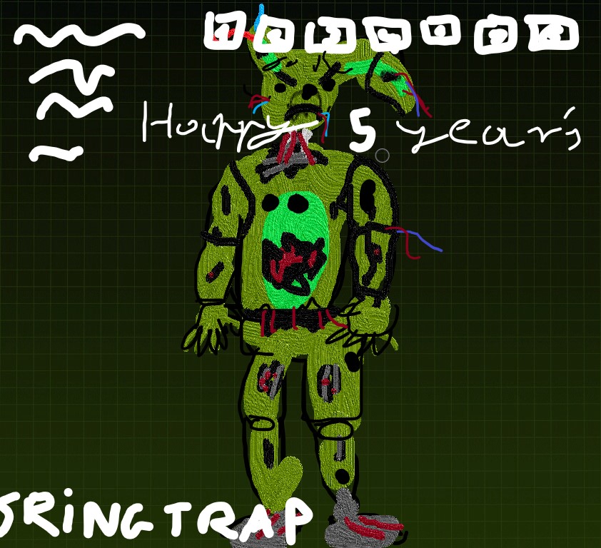 Real Fnaf 3 5 Year Anniversary Poster Lateeee 0 By Noonelmao On Deviantart