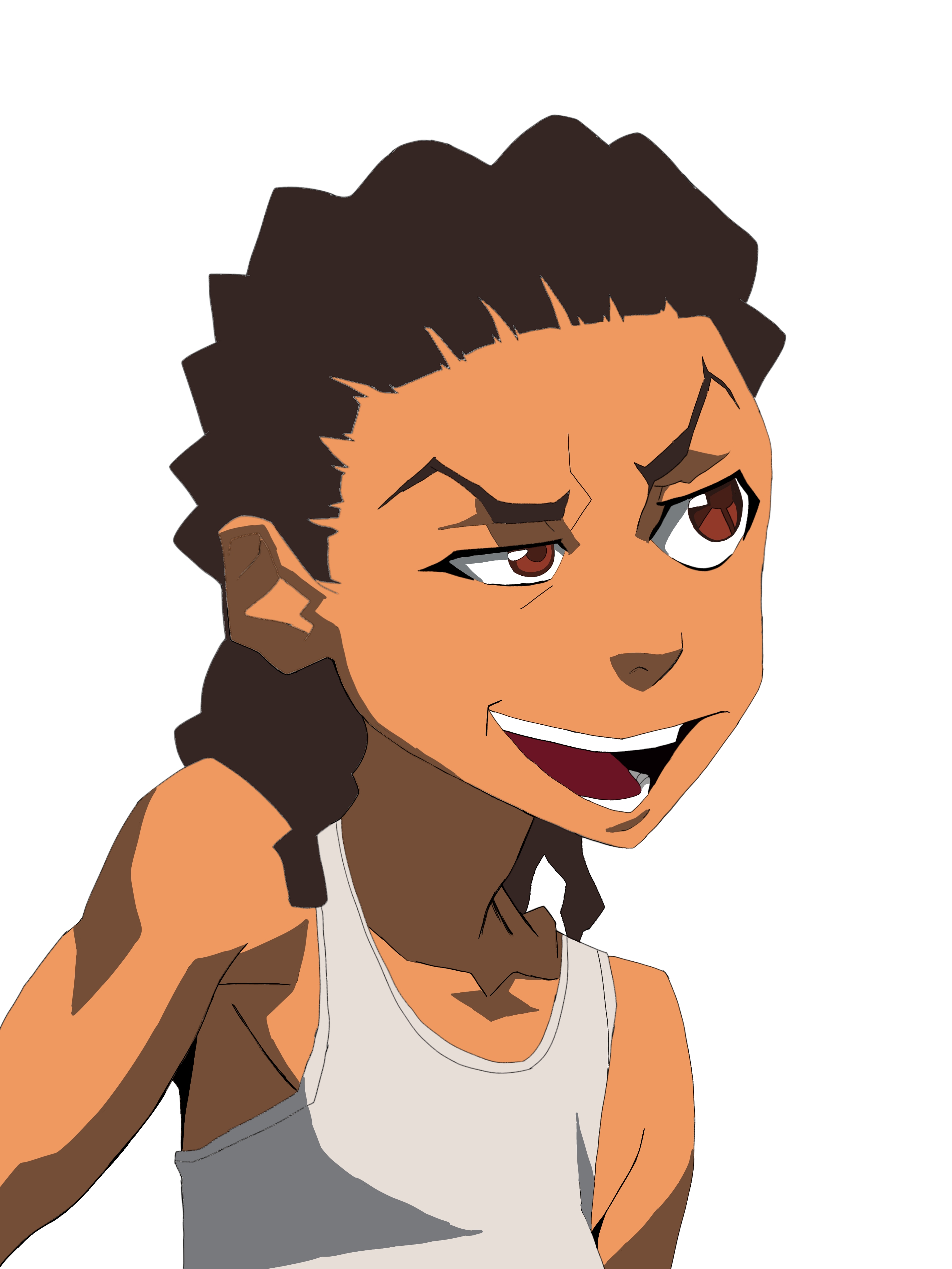 The Boondocks Riley Freeman By Florinfni On Deviantart