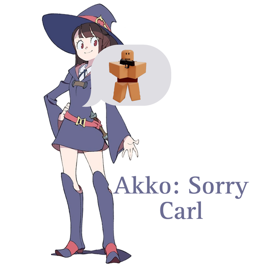 Akko Ate Carl The Npc By Noe3210 On Deviantart