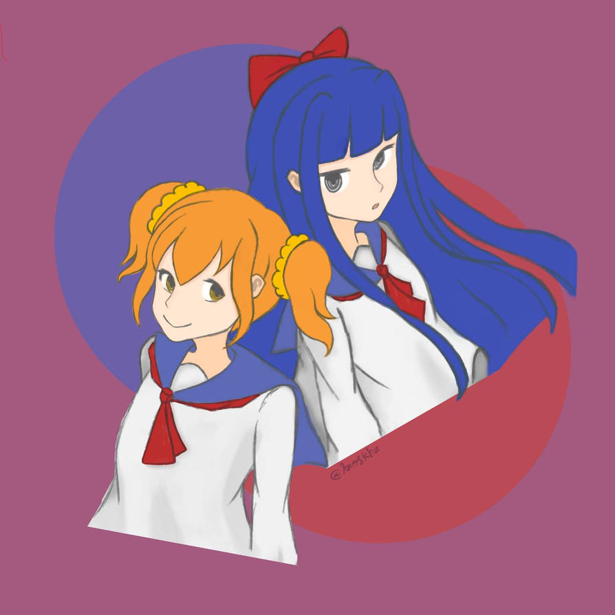 Popuko And Pipimi Fanart By Knoskha On Deviantart