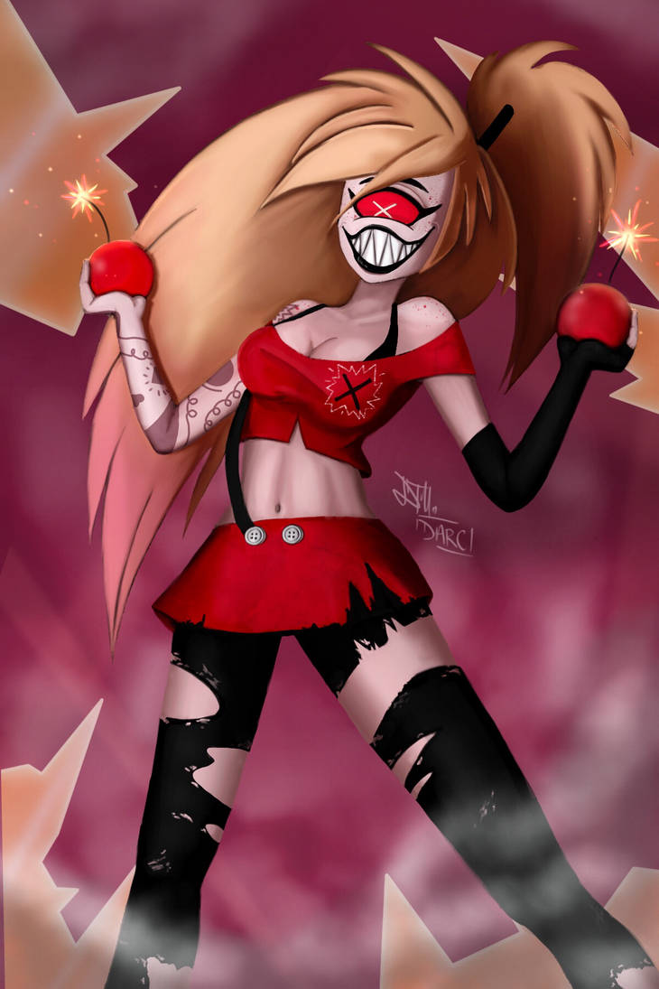Hazbin Hotel Cherri Bomb Fanart By Darcsaber On Deviantart