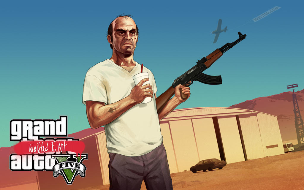 Gta 5 Grand Theft Auto Trevor Fan Art By Weisted On Deviantart