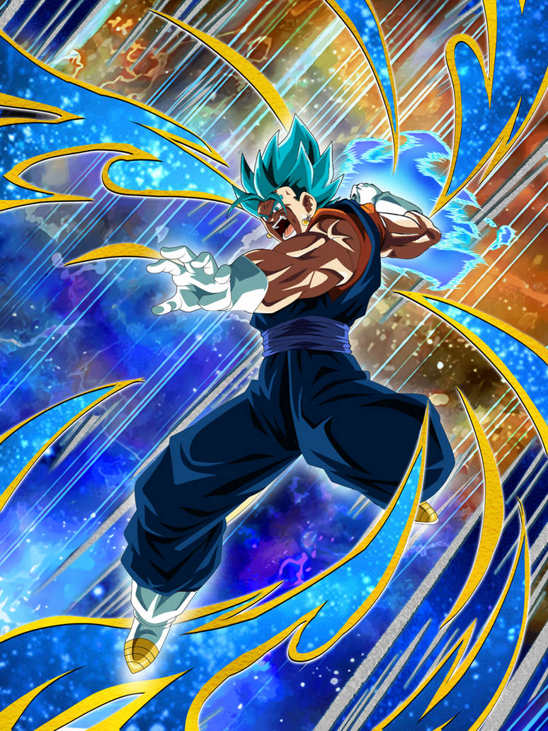 Super Saiyan God Ss Vegito Dokkan Battle Art By Absolutelyyoshaaa On