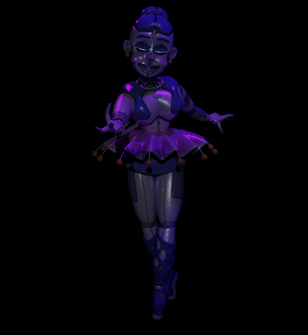 Fnaf Ar Ballora Render Because Why Not By Thebayg On Deviantart