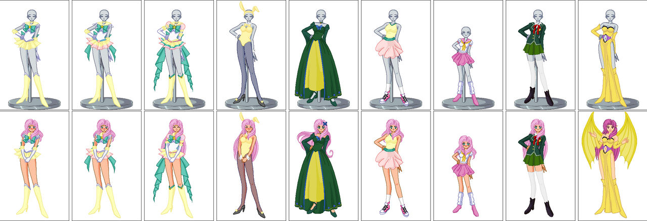 Sailor Fluttershy By Rnko26 On Deviantart