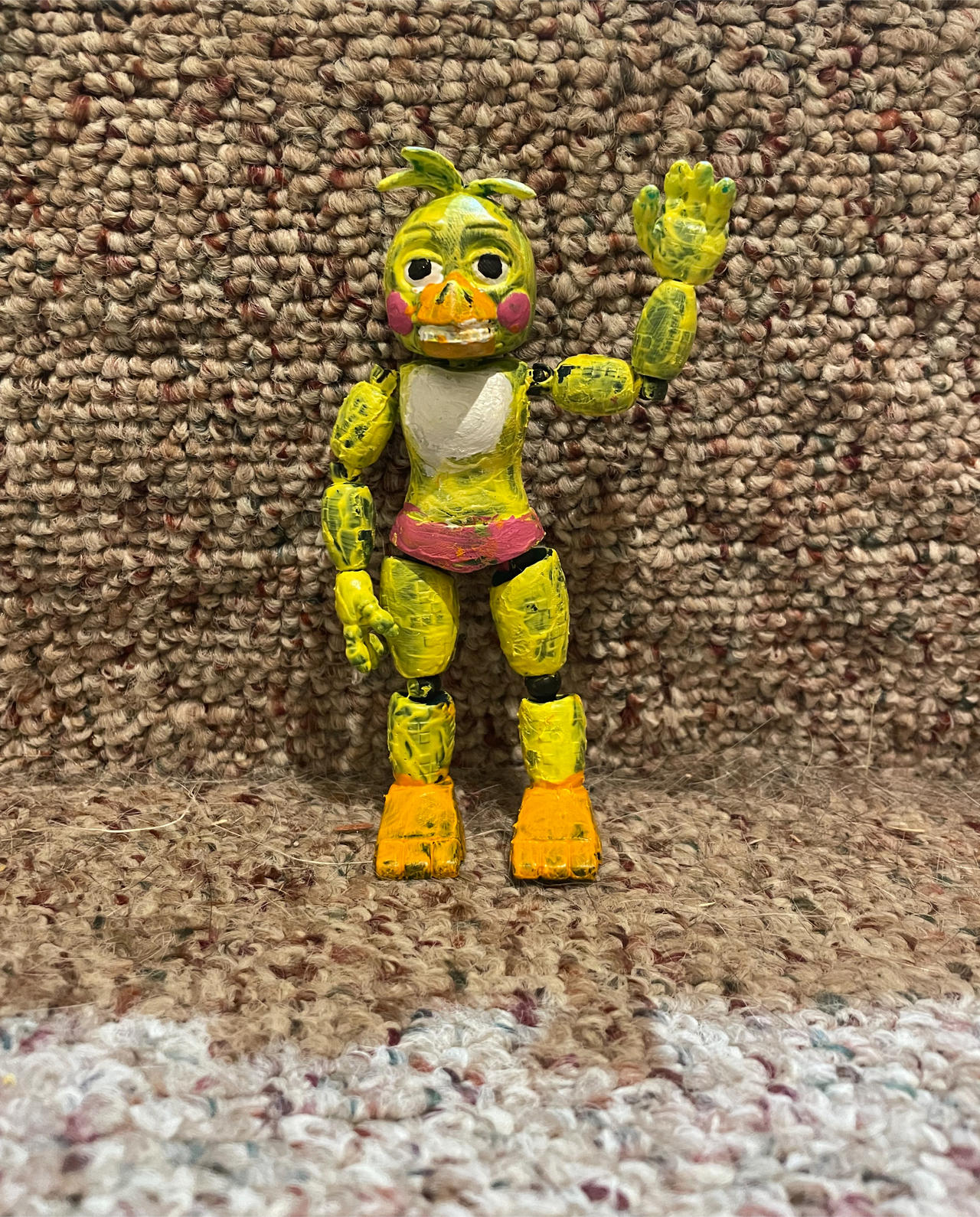 I Made A Toy Chica Action Figure By Fnafgodthelonewolf On Deviantart