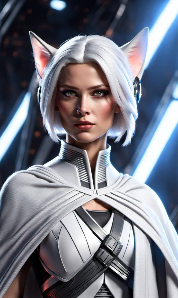 Star Wars White Cat By Redaiarts On Deviantart