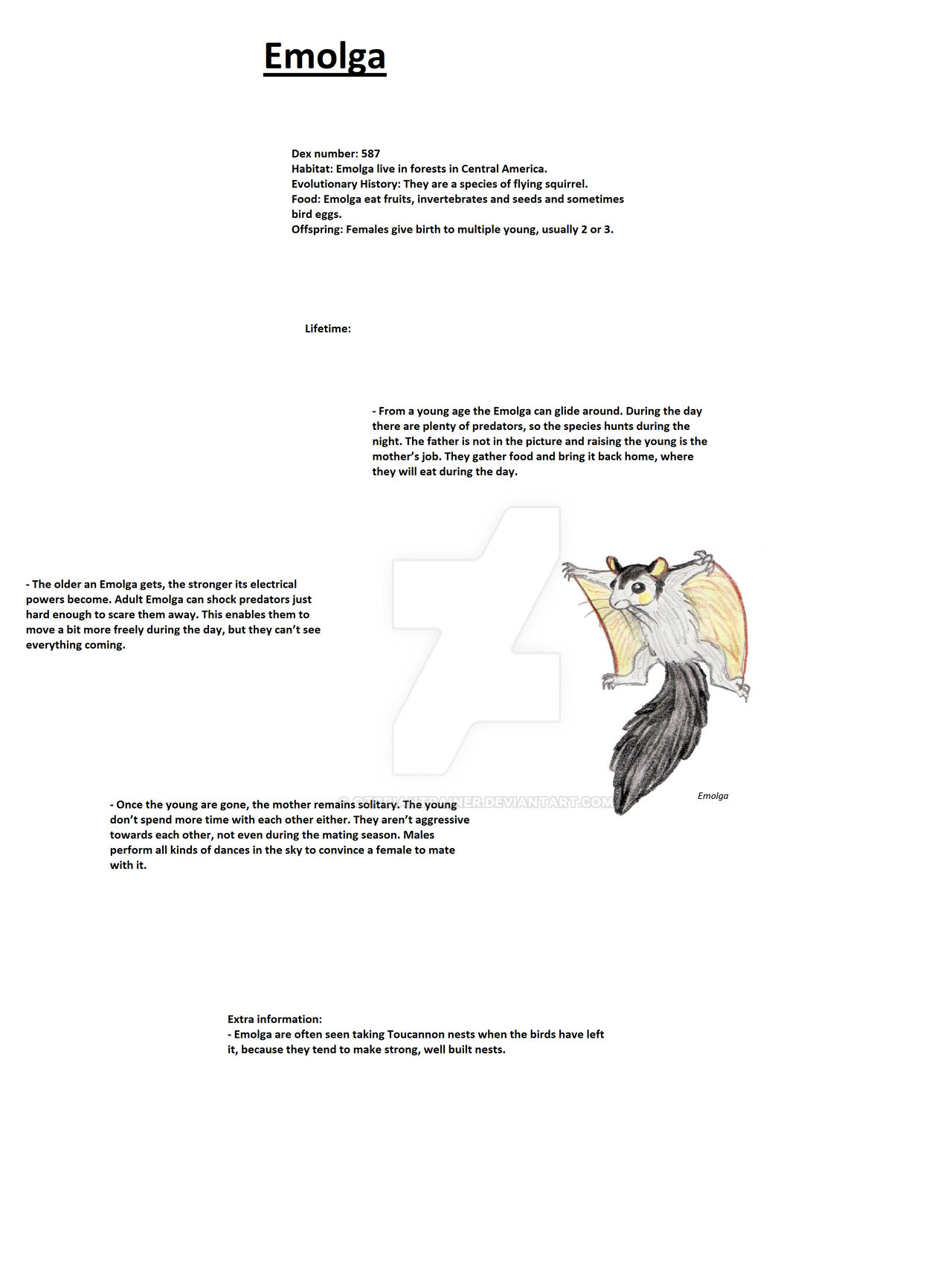 Realistic Pokedex. Entry 587 by OzorianTrainer on DeviantArt Realistic Pokedex. Entry 587 by OzorianTrainer on DeviantArt