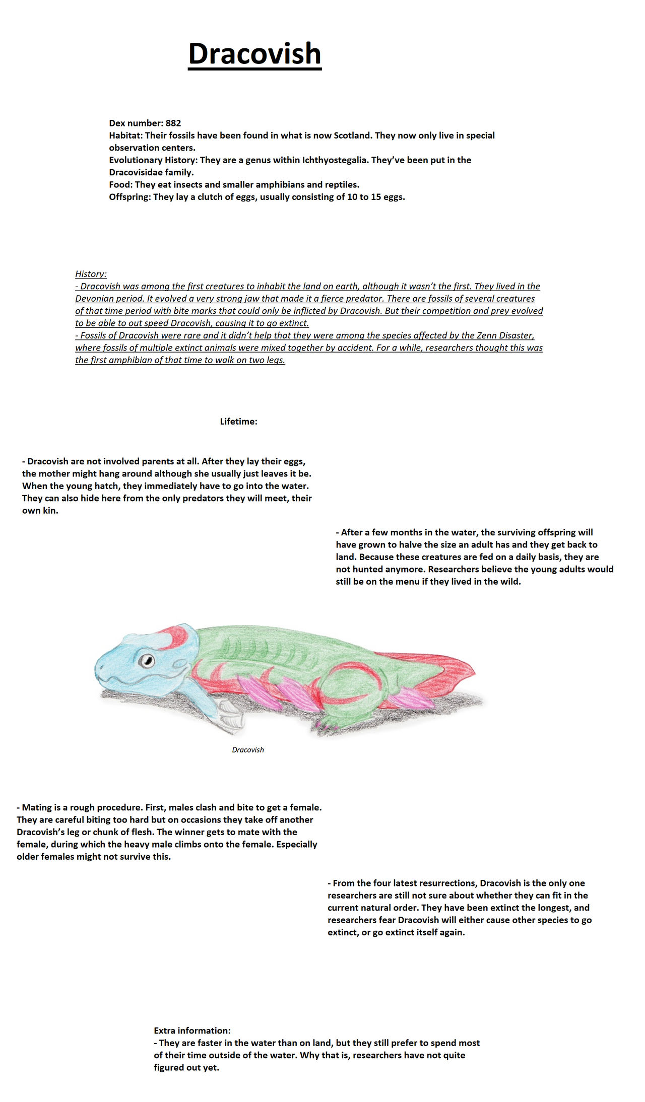 Realistic Pokedex. Entry 882 by OzorianTrainer on DeviantArt Realistic Pokedex. Entry 882 by OzorianTrainer on DeviantArt