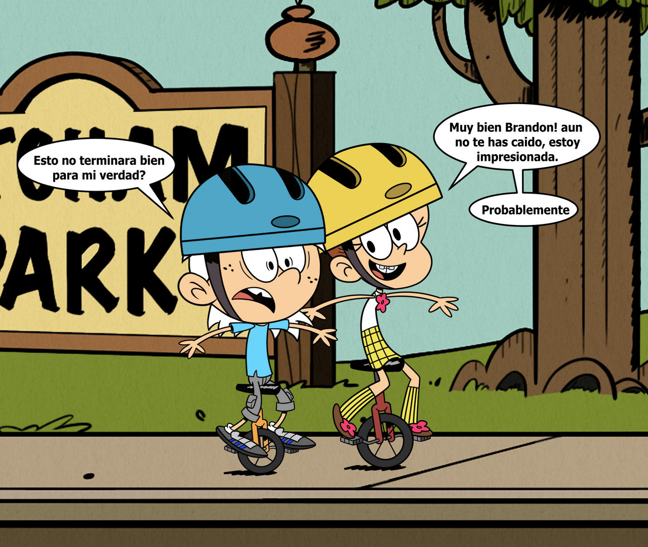 Luan And Brandon Bonding By Alejindio On Deviantart