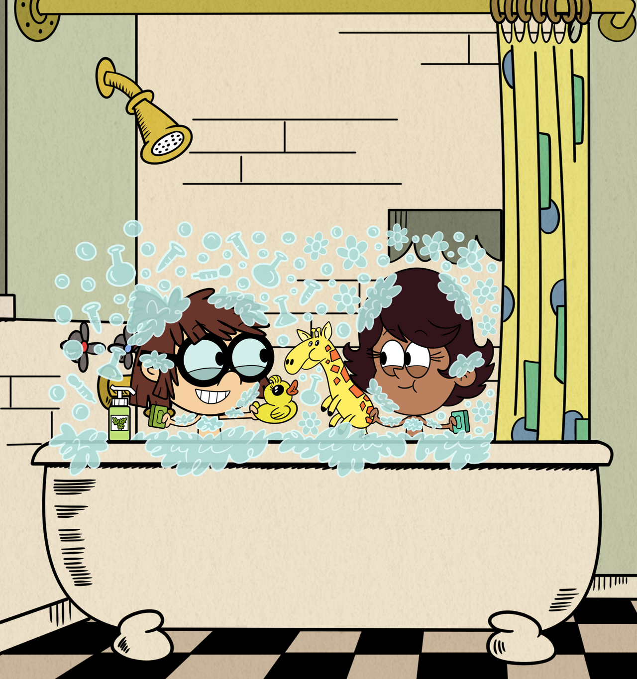 Lisa And Darcys Bubble Bath By Alejindio On Deviantart