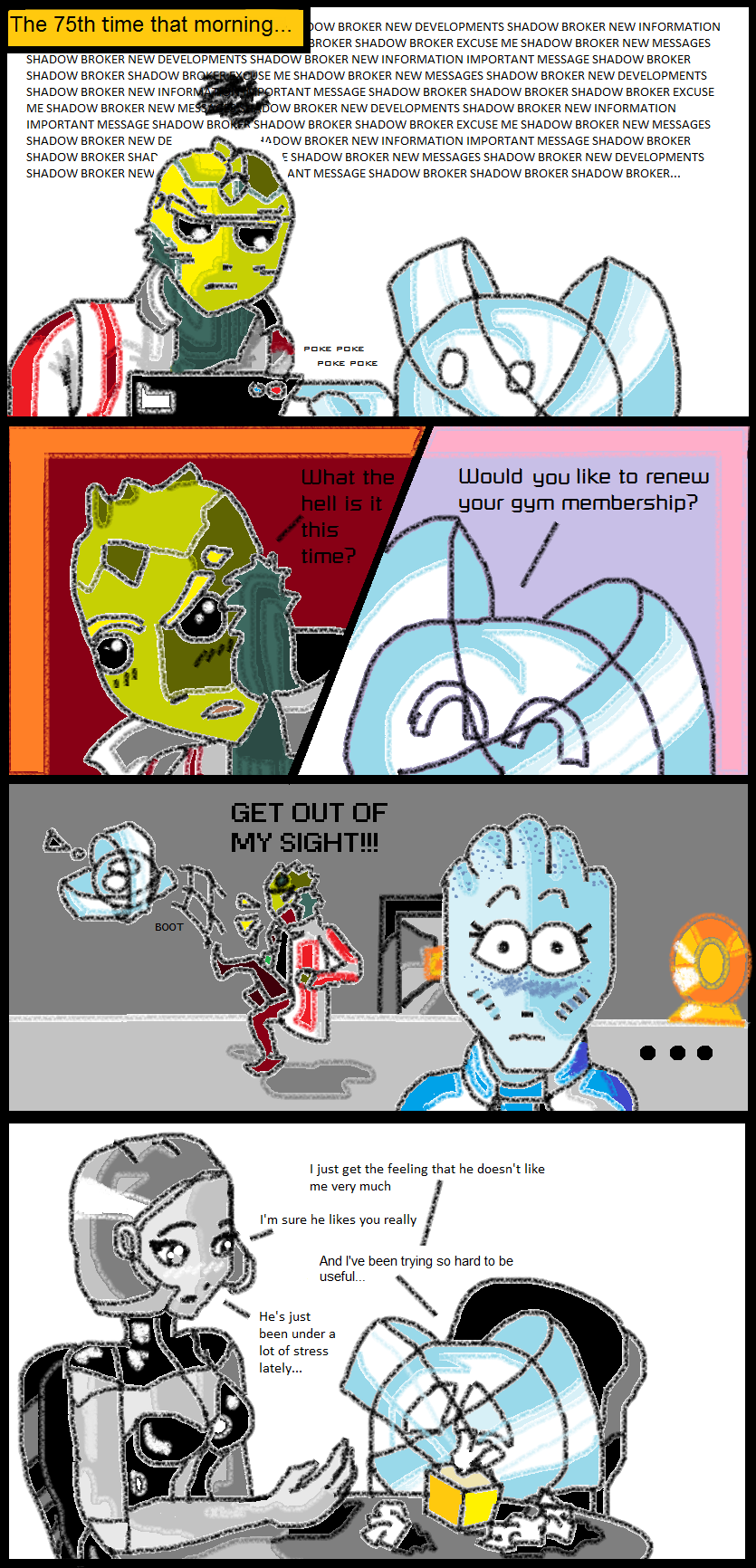 Mass Effect 2 Feron Hates Glyph By Bookwormcat On Deviantart