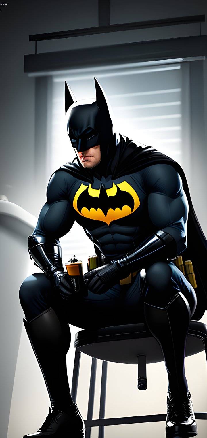 Batman Thinking By Therealmj122 On Deviantart