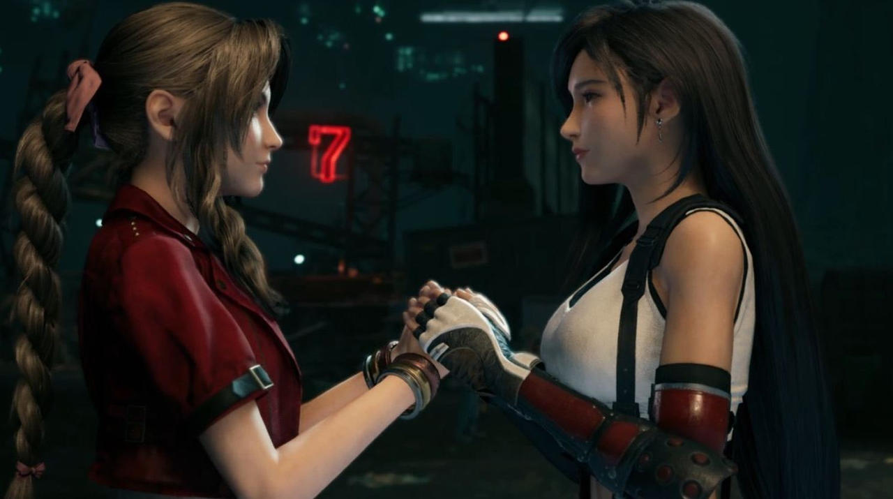 Tifa X Aerith Aerti By Blue Leader97 On Deviantart