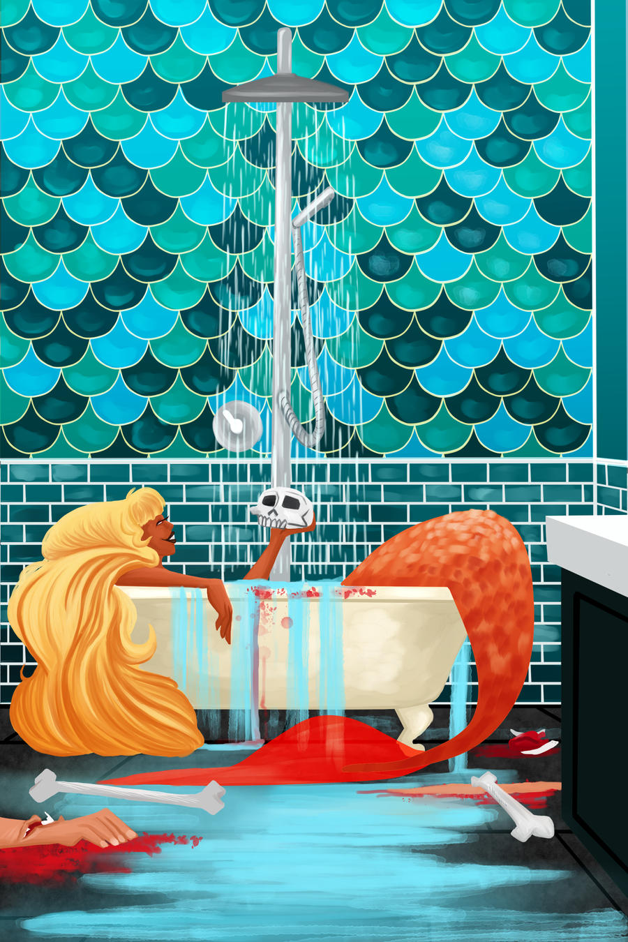Dont Keep Mermaids In The Bathtub By Katherine Olenic On Deviantart