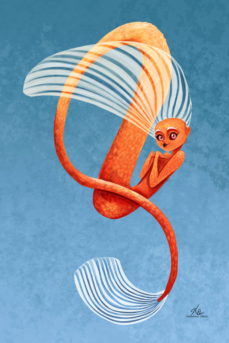 Swimming Along By Katherine Olenic On Deviantart
