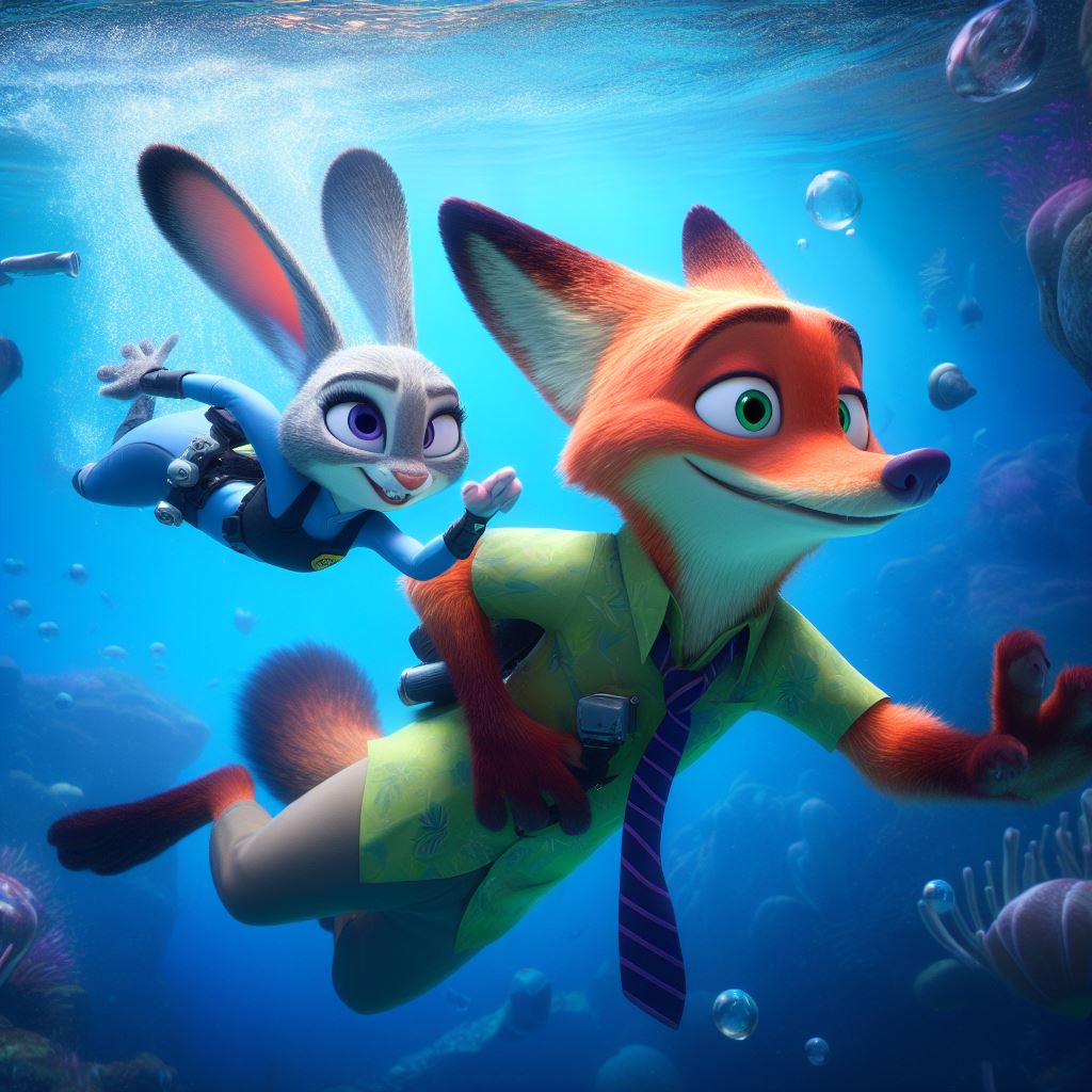 Nick And Judys Underwater Adventure By Darth19 On Deviantart