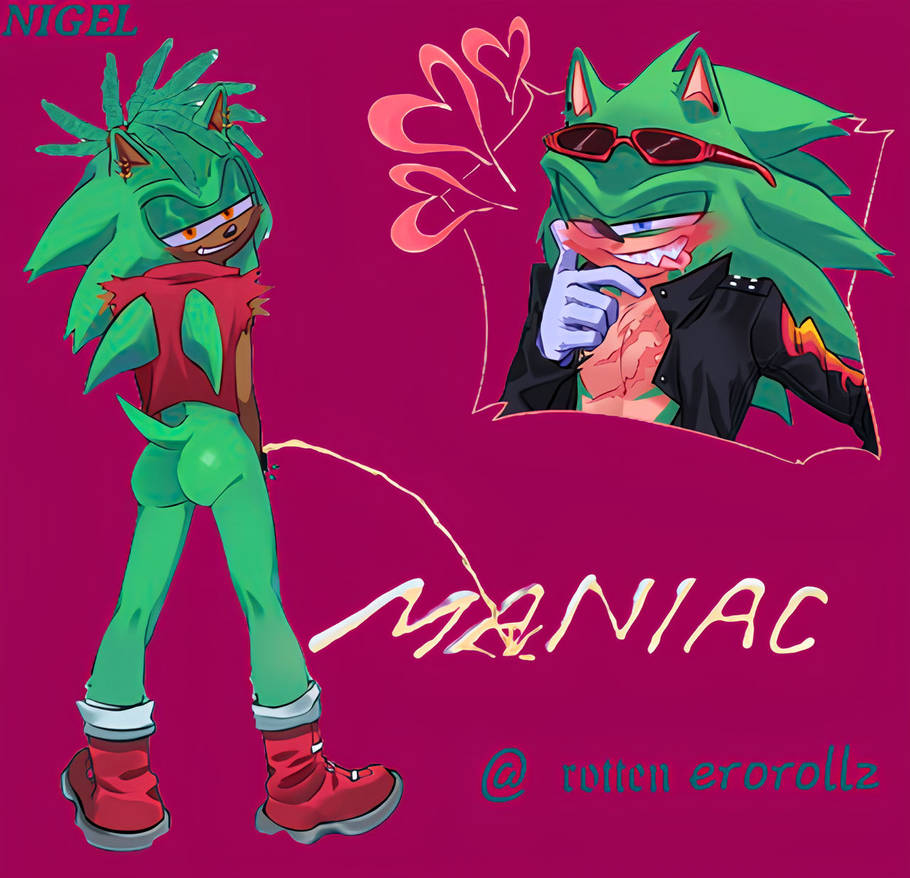 Maniac The Hedgehog Scourge X Maniac Sonic Au By Nigelsonadow On Deviantart