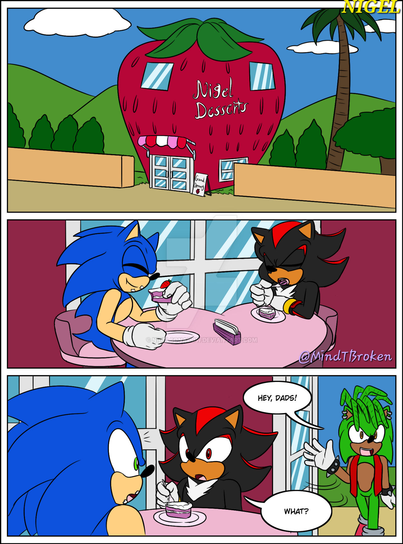 Dessert Shop 13 Manourge Sonadow Sonic Au By Nigelsonadow On Deviantart