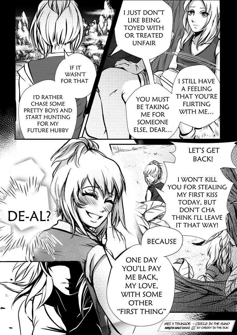 Naruto Tsunade X Mei Circle In The Sand Pg22 By Cherryinthesun On Deviantart