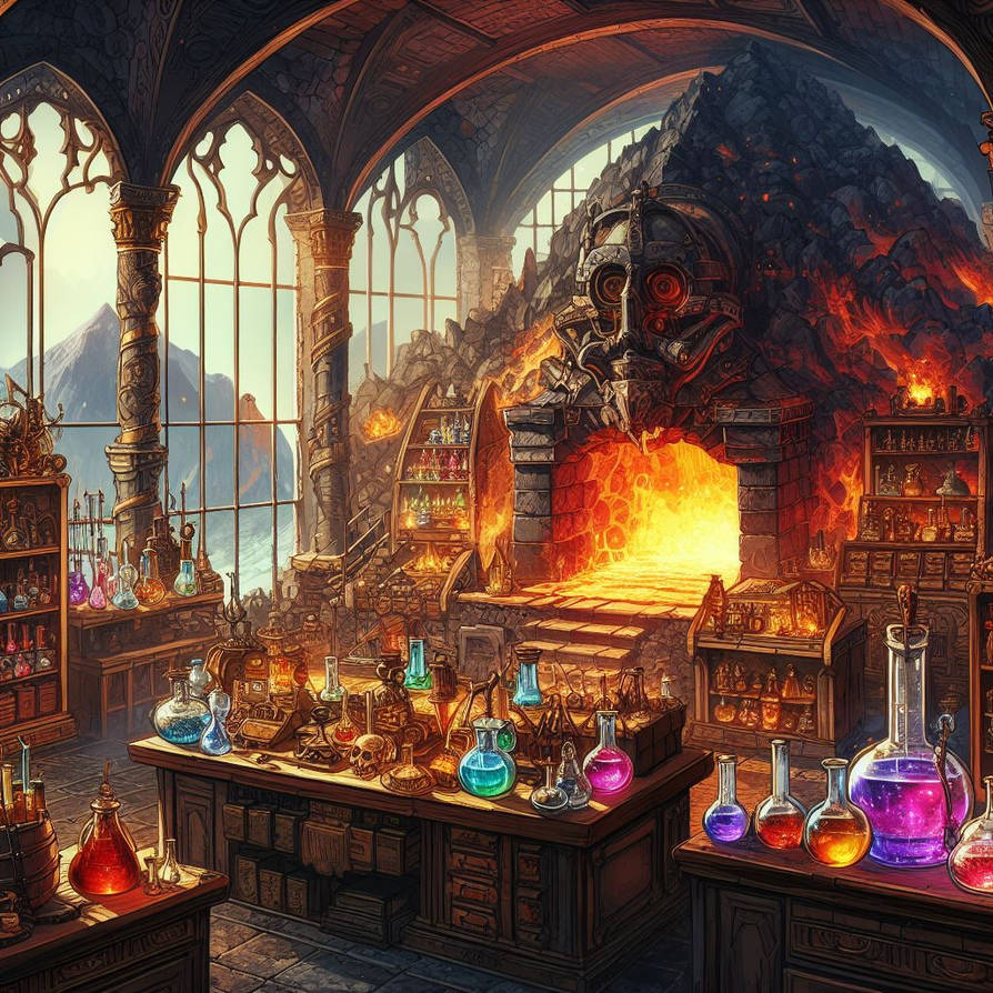Arcane Workshop By Tamingai On Deviantart