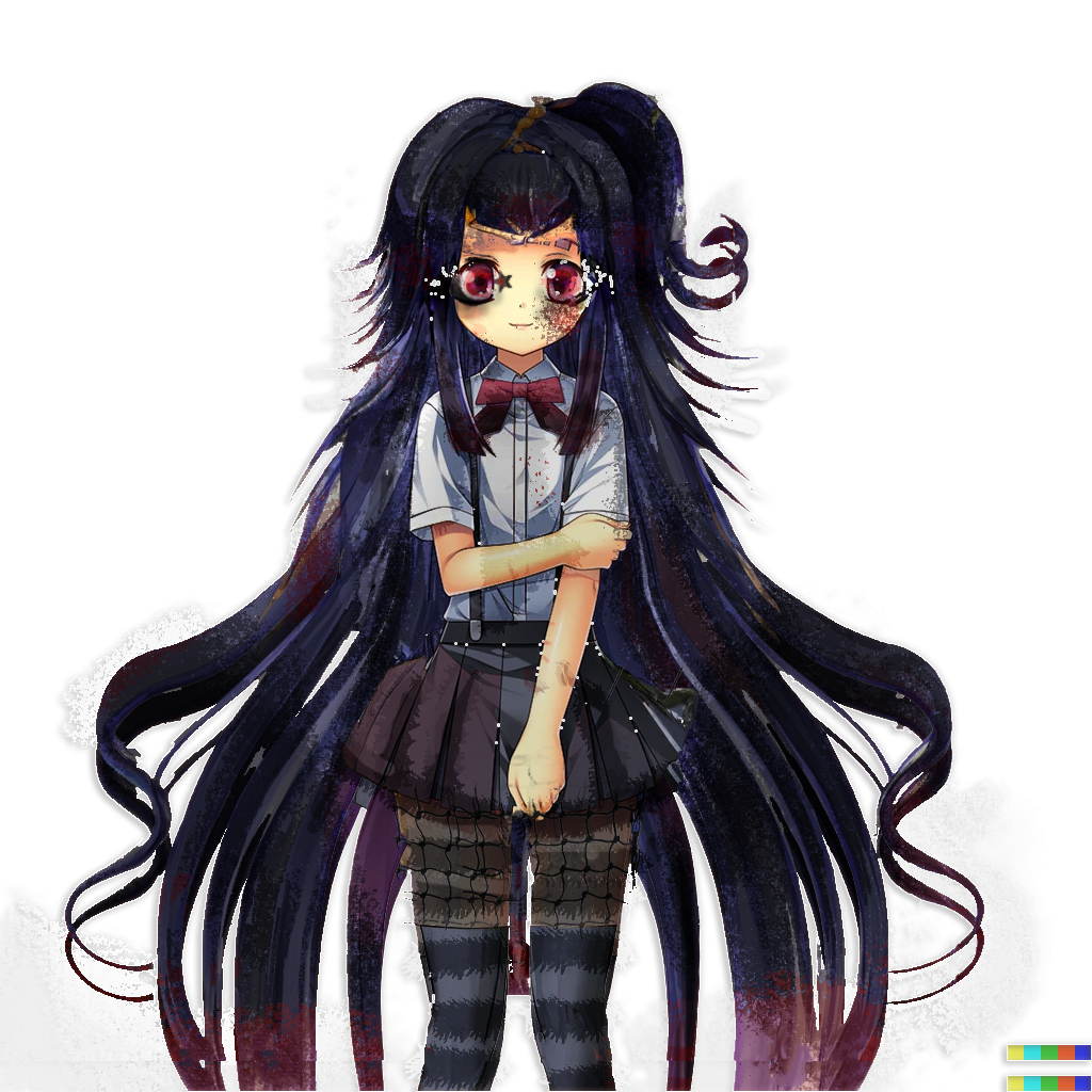 Cute Creepy Anime Girl By Rikage77 On Deviantart
