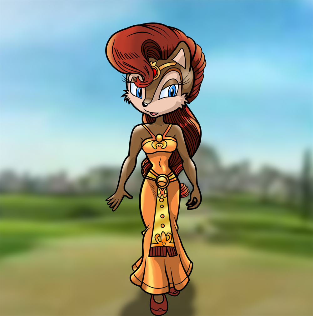 Princess Sally Acorn By Tavogdl On Deviantart