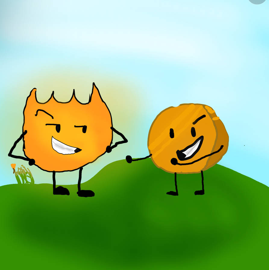 Firey And Coiny Bfdi Not A Ship By Spacebatyt On Deviantart