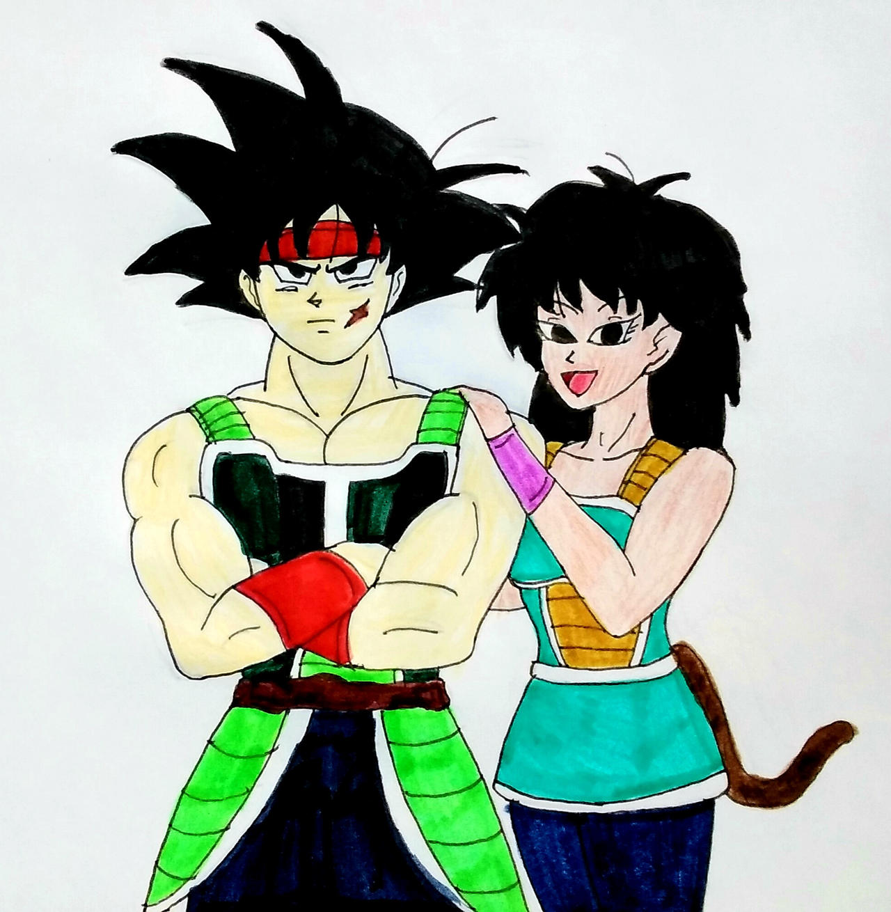 Bardock X Gine By Jqroxks21 On Deviantart