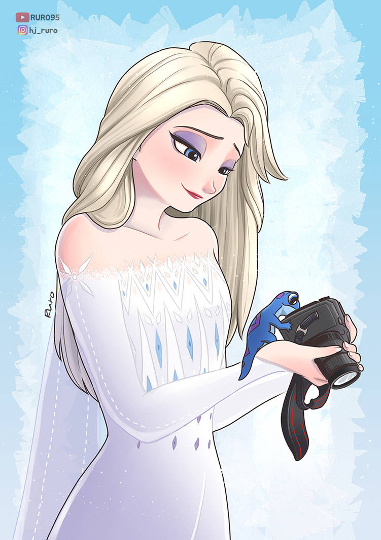 Frozen Elsa Looking At Camera By Ruro95 On Deviantart
