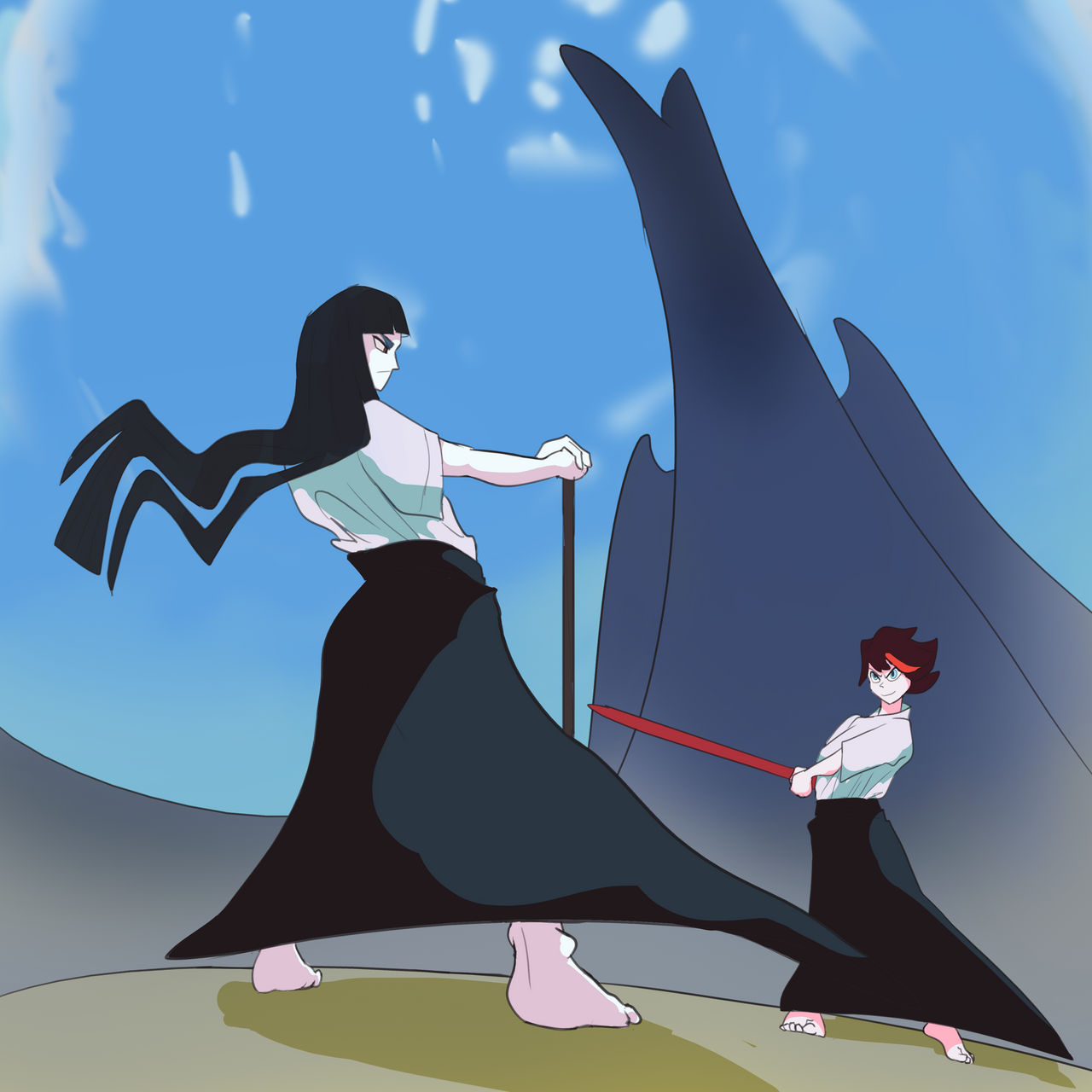Satsuki X Ryuko By Nekozumia On Deviantart