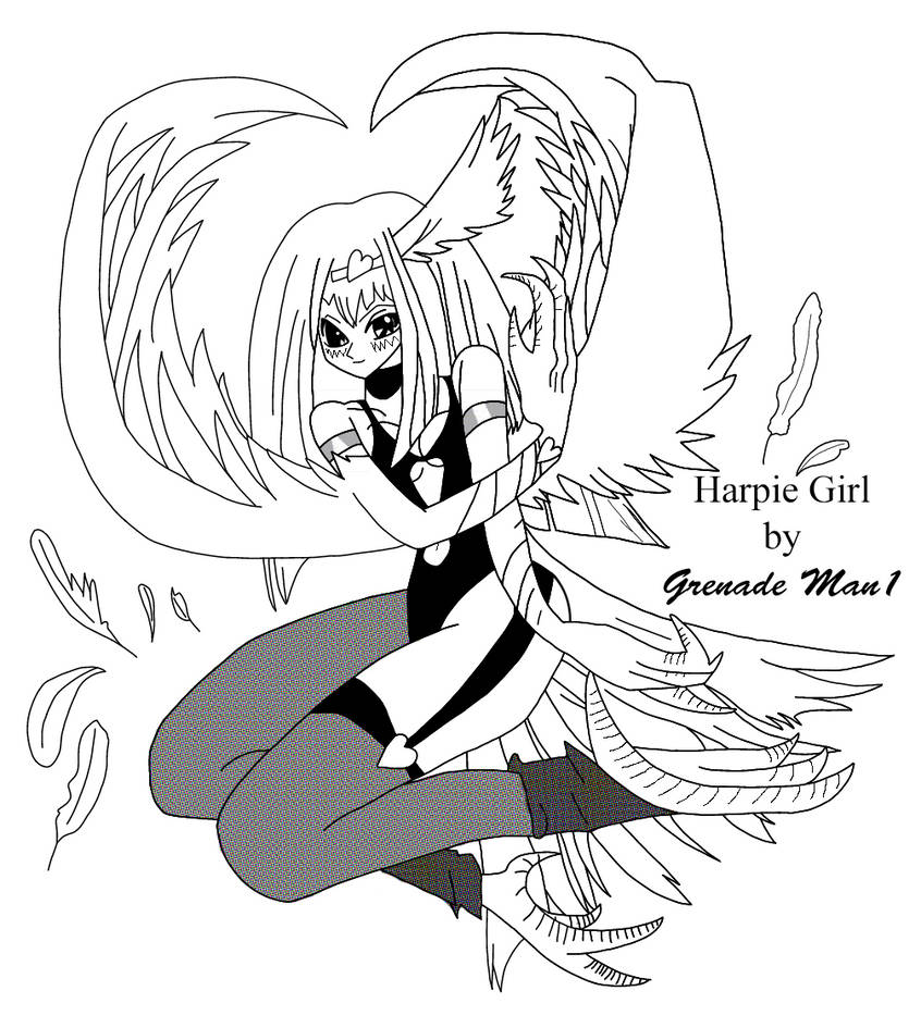 Harpie Girl By Grenademan1 On Deviantart