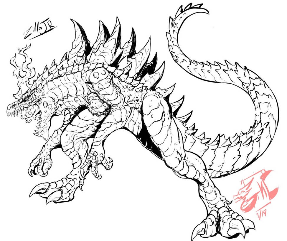 Quick Profile Zilla Jr Aggressor By Gabe Tke On Deviantart