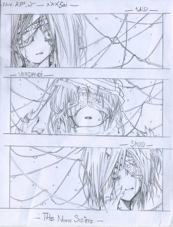 The Norn Sisters by xxxsai on DeviantArt