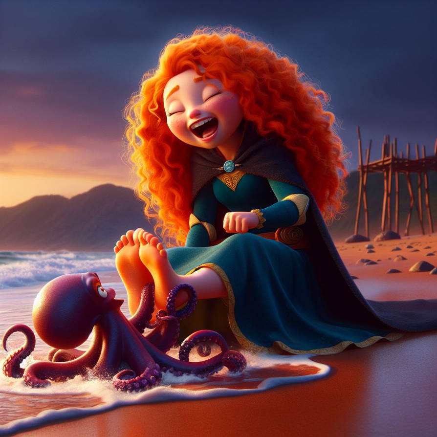Merida and feet tickling (AI) by AmiRRaX on DeviantArt Merida and feet tickling (AI) by AmiRRaX on DeviantArt