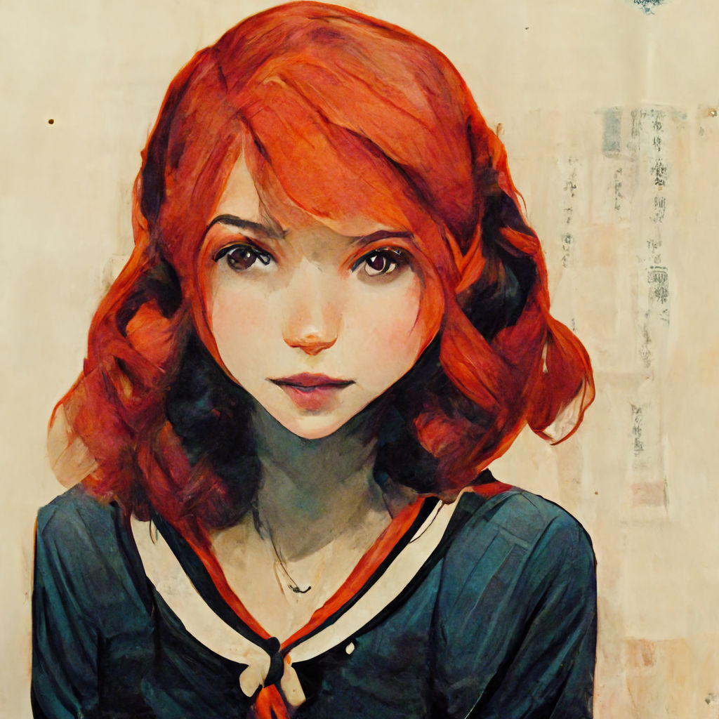 Nsc22 Anime Girl Red Hair Drinking Coffe 043a5fb8 By Nsc22 On Deviantart