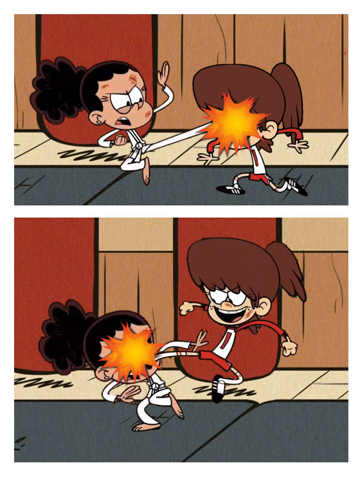 Lynn Vs Karate Girl By Cartoonfan2018 On Deviantart
