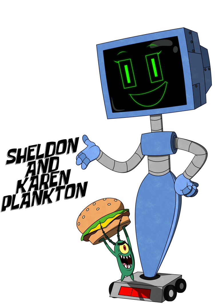 Sheldon And Karen Plankton By Camerontheone On Deviantart