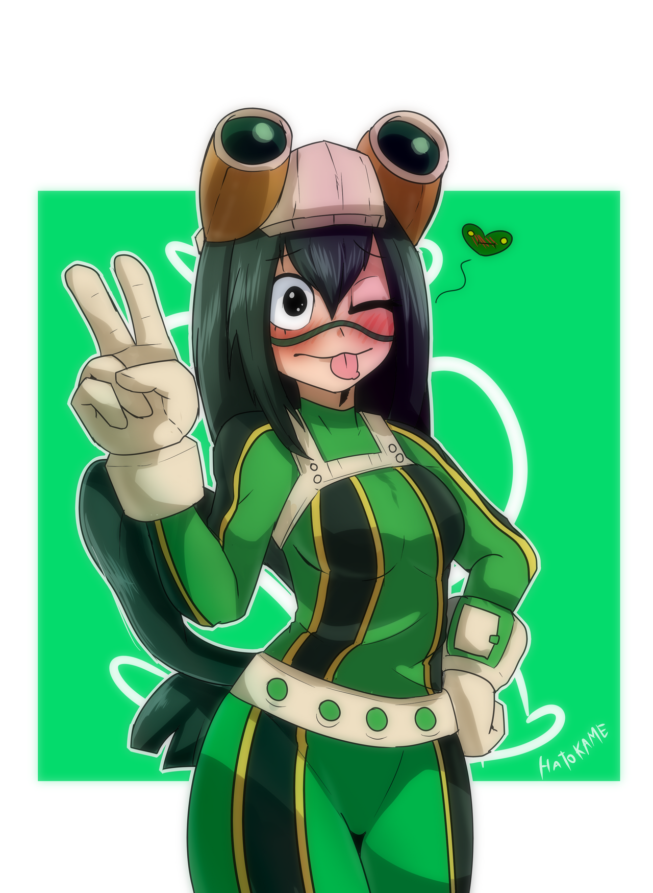 Tsuyu Asui Bnha By Hatokame Kun On Deviantart