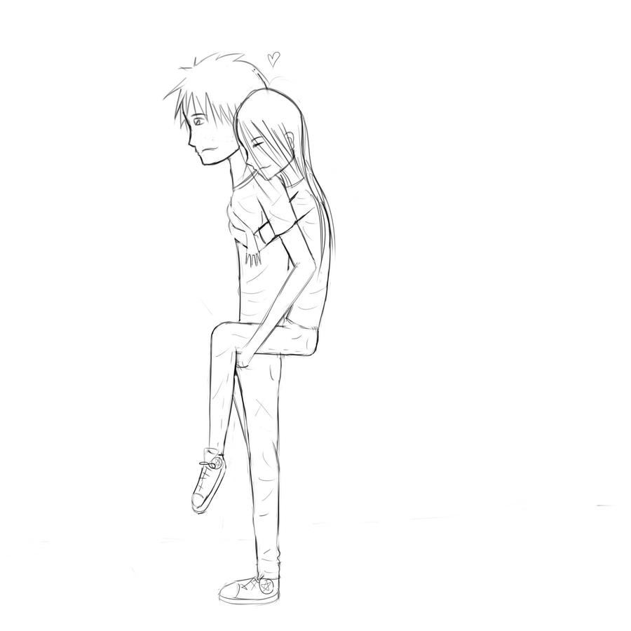 Cute Little Couple Doodle By Amandy1997 On Deviantart