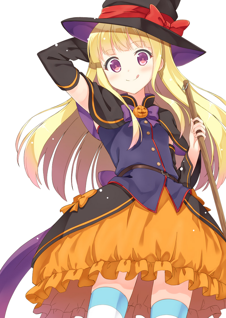 Wicth Blonde Girl Halloween Cute Render By Keyzakarenina On Deviantart