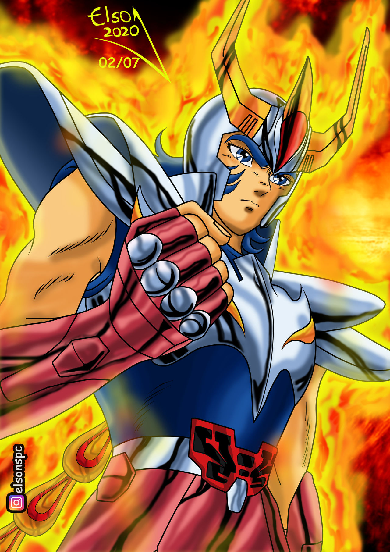 Ikki De Fenix By Elsonsoaresart On Deviantart