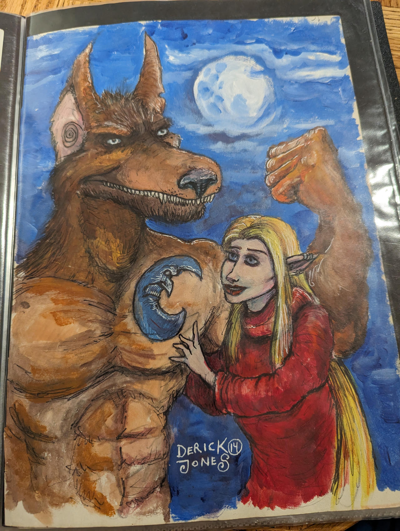 Werewolf And Elf By Thepolarline On Deviantart