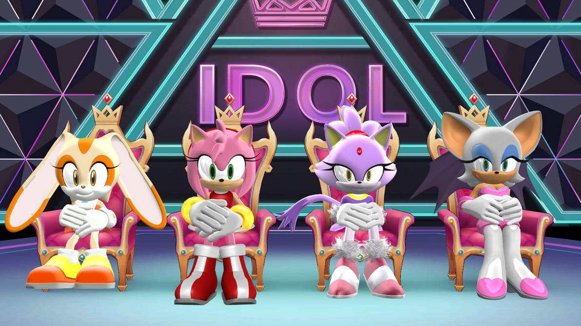 Mmd Sonic The Hedgehog Idol Queens By Dln 001 Megagirl On Deviantart